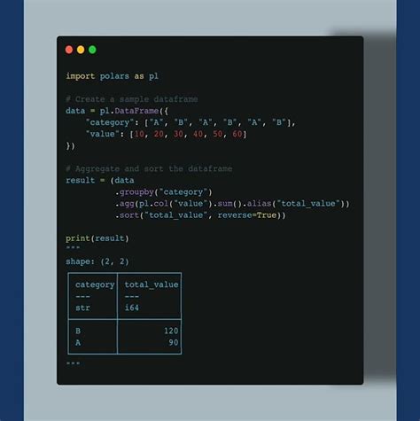 Simple Python Data Manipulation With Polars Youtube