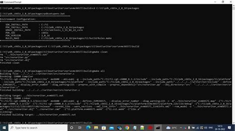 FAQ TMS320C6657 How To Re Build The Nor Writer Code Of Processor SDK