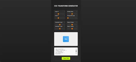 Css Transform Generator Bd Libraries