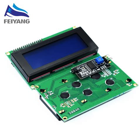 5pcs lcd2004 i2c 2004 20x4 2004a blue screen hd44780 character lcd w