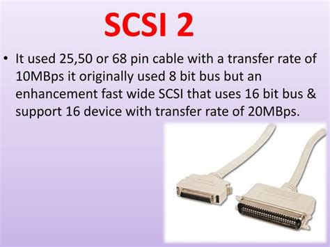 Scsi Small Computer System Interface Ppt