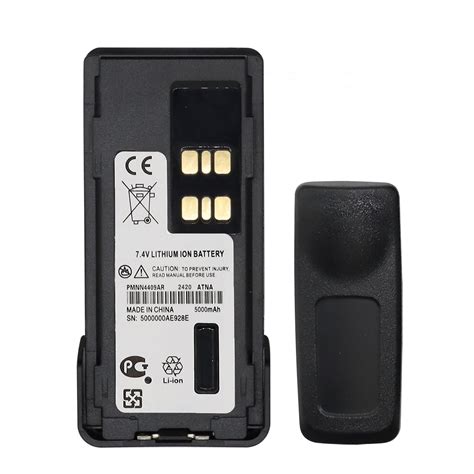Upgrades Vision 5000mah Pmnn4409 5000mah Battery For Motorola Two Way