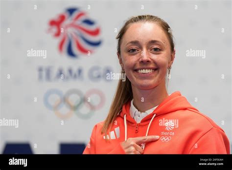 Bryony Pitman During A Team Gb Kitting Out Session For The Paris