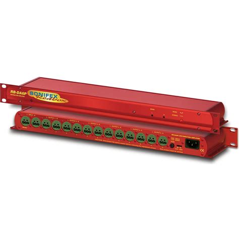 RCB Logic Sonifex 6 Way Stereo Distribution Amplifier With Phoenix Connectors 1U