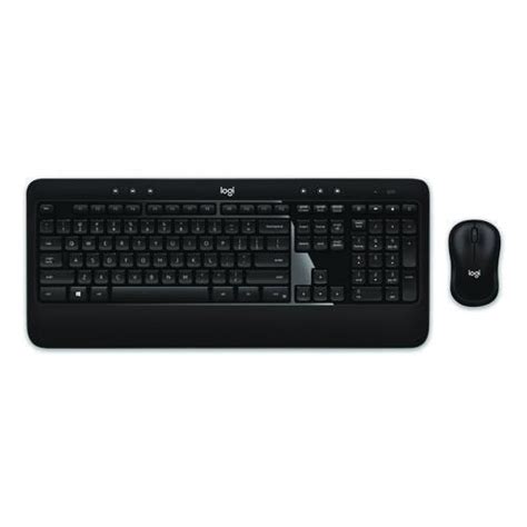 Advanced Wireless Mouse And Keyboard Combo 2 4 GHz Frequency 33 Ft Wireless Range Black