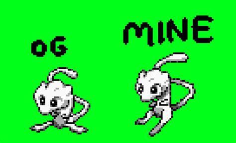 Mew Gen 1 Remake Sprites By Utdustsprite12 On Deviantart