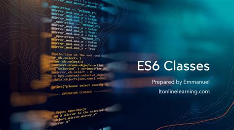Emmanuel Msafiri Phiri On Linkedin Javascript Oop Es6
