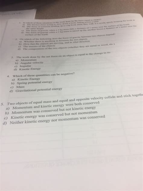 solved the work done by the net force in an object is