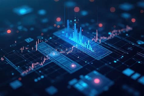 Digital Era Financial Patterns Exploring Investment Landscape Evolution Stock Illustration