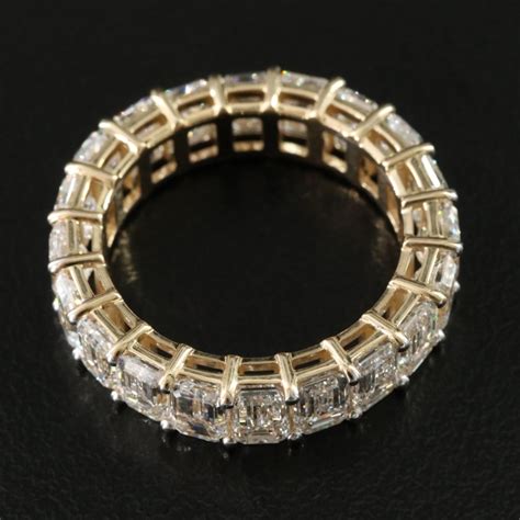 14k 678 Ctw Lab Grown Diamond Eternity Band Ebth