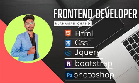 Create A Modern Bootstrap Website Responsive Professional Html Css By M Ahamad Chand Fiverr