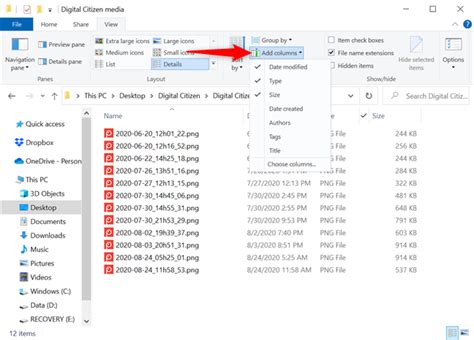 So Sortieren Gruppieren Und Filtern Sie Dateien Und Ordner Im Windows 10s Datei Explorer