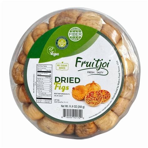 Fruitjoi Turkish Dried Figs No Added Sugar Vegan Snack Resealable