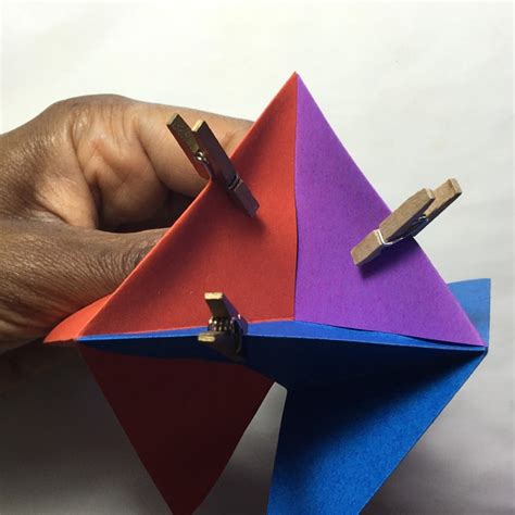 Modular Origami Spinning Toy Diy Kit Workshops Essayer