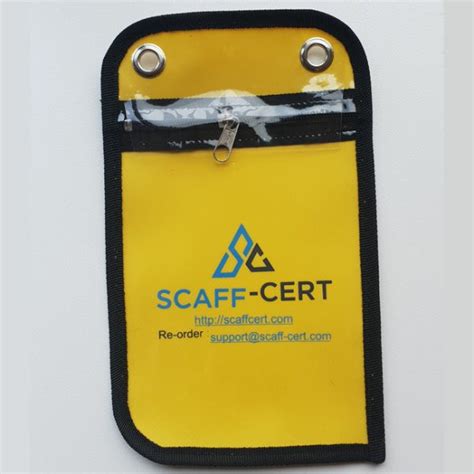 Scaffold Handover Certificate Pouch Pack Of 5 Complete Scaffold