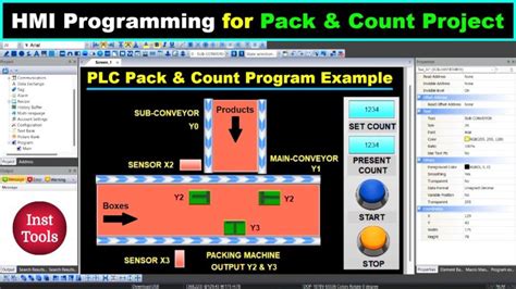 S Bharadwaj Reddy On Linkedin Hmi Programming For Pack And Count Project Example Design Tutorials