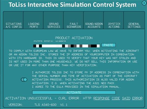 Unable To Activate Airbus A X Plane Org Forum