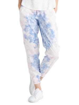 Dex Tencel Acid Wash Print Joggers Thebay