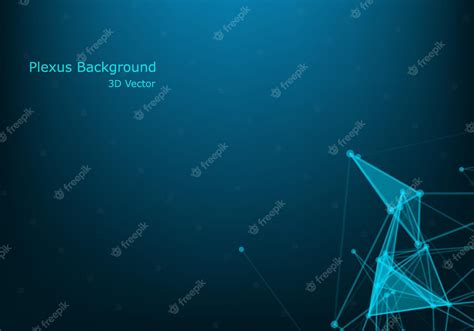 Premium Vector Molecular Structure Connected Lines With Dots Chemistry Medicine Science