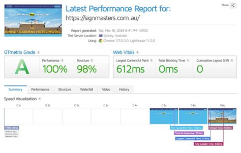 Website Speed Optimisation Melbourne