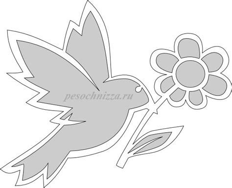 вытынанки весенние цветы бабочки птицы поделки детский сад 8 марта открытки своими