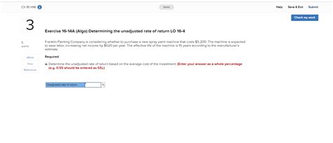 Solved Ch 16 HW Saved Help Save Exit Submit Check My Work Chegg Com