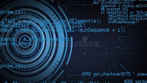 Animation Of Scope Scanning And Data Processing Over Black Background