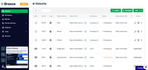 Manage Multiple Websites With Breeze