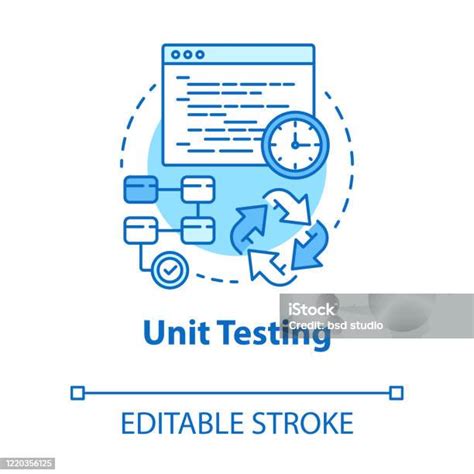단위 테스트 청록색 개념 아이콘입니다 소프트웨어 개발 단계 아이디어 씬 라인 일러스트 응용 프로그램 Perfomance 검증 자바 소스 코드 It 프로젝트 벡터 절연 윤곽선