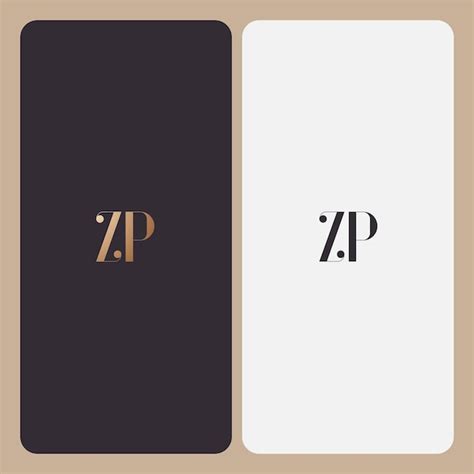 Premium Vector Zp Logo Design Vector Image