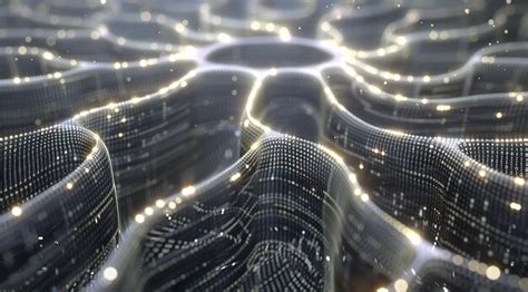 Premium Photo Illuminated Binary Landscape Dynamic Visualization Of Data Flow And Digital