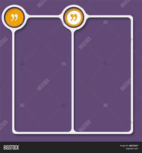 Double Box Any Text Vector Photo Free Trial Bigstock