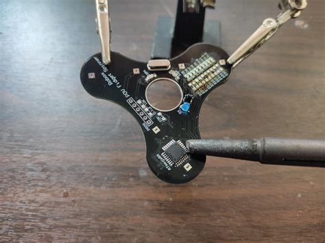 Pov Display Fidget Spinner Using Atmega8 And Arduino Ide 5 Steps