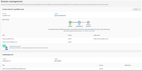 Ssl Configuration Is Running Stuck At This Stage For 18 Hours · Issue 1899 · Aws Amplify