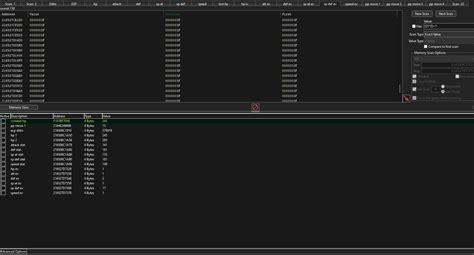 How Do I Find A Value That Isnt Able To Be Updated Rcheatengine