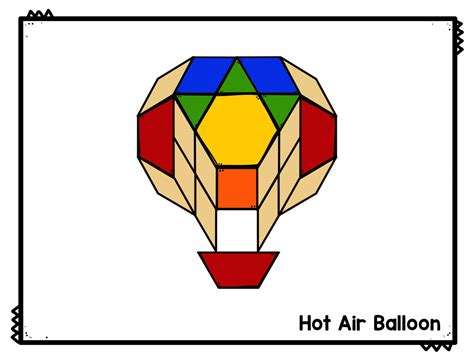 Pattern Block Puzzle Cards Set Made By Teachers