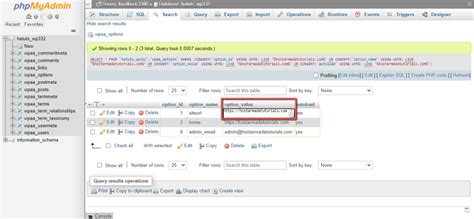 How To Replace Database Entries Using Phpmyadmin