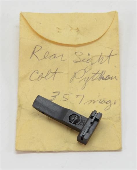 Colt Python Adjustable Rear Sight New Old Stock Custom Shop