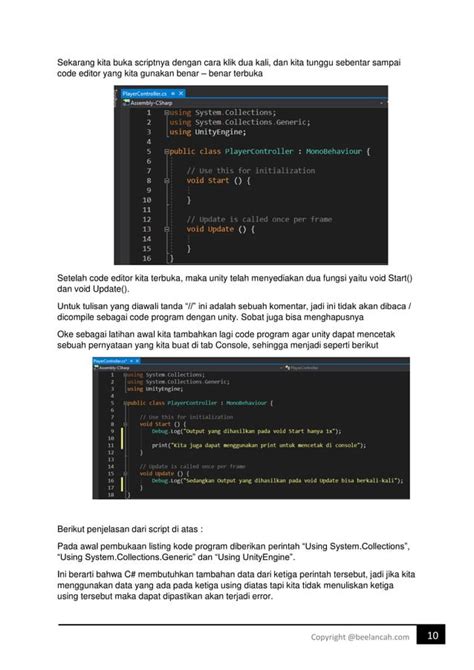 Tutorialdasarunityuntukpemulabybeepdf