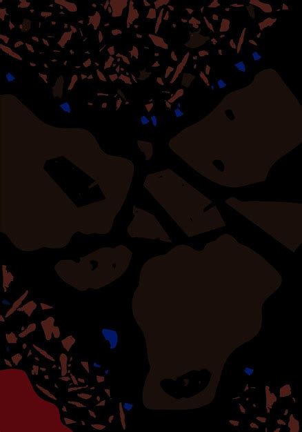 Terrazzo 현대 추상 템플릿입니다 고전적인 이탈리아 바닥의 검은색과 빨간색 질감 베네치아 테라조 트렌디한 벡터 배경 돌 화강암 석영 대리석 콘크리트로