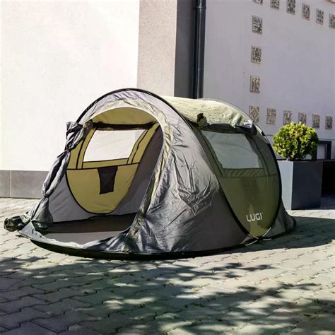 Туристичний намет для кемпінгу 2 місцевий 245×145×100 см автоматичний намет з каркасом Pop Up і