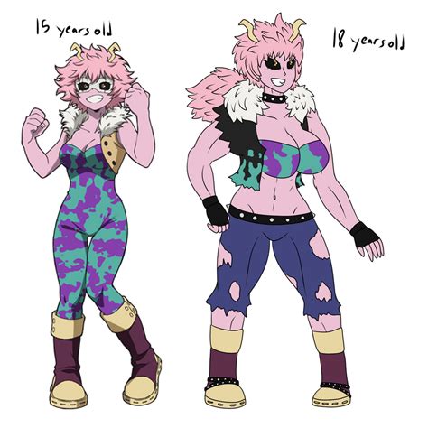 Mha Abroad Mina Aged Up By Tipsyra1d3n On Deviantart