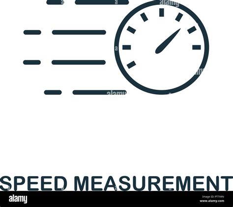 Speed Measurement Icon Monochrome Style Design From Measurement Collection Ux And Ui Pixel