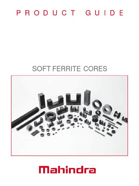Mahindra Cie Soft Ferrite Cores Pdf Density Transformer