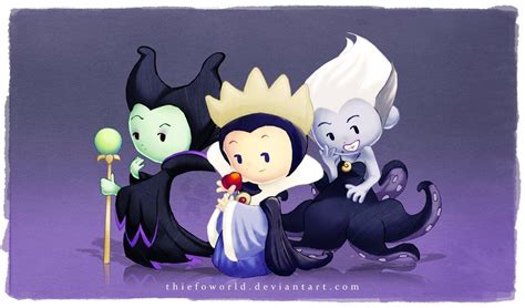 Kawaii Disney Villains Wallpapers Wallpaper Cave