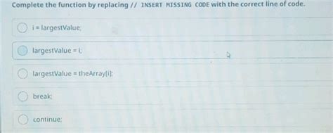 Complete The Function By Replacing INSERT StudyX