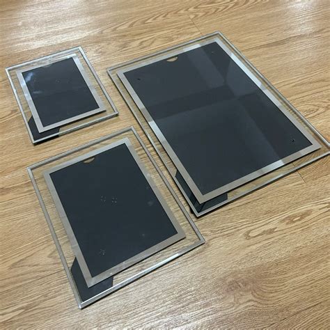 กรอบรูปคริสตัล แบบใส ตั้งได้แนวตั้ง แนวนอน ของประดับตกแต่งห้อง มีหลายขนาด A4 A5 5นิ้ว 6 นิ้ว และ