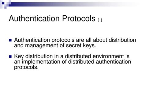 ppt authentication and key distribution powerpoint presentation free