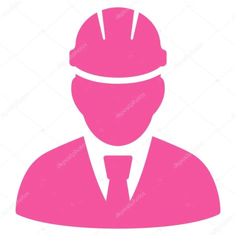 Engineer Flat Vector Icon Stock Vector By ©ahasoft 118244080