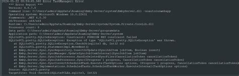 Convert Media Scheduled Task Failing Immediately Generalwindows Emby Community